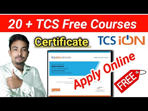 TCS Ion Free 20 + Certificate Course || TCS Digital Learning Hub Free Courses Apply Now ||