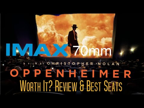 Oppenheimer IMAX 70mm Review & Views From Different Seats | Universal Citywalk Hollywood CA