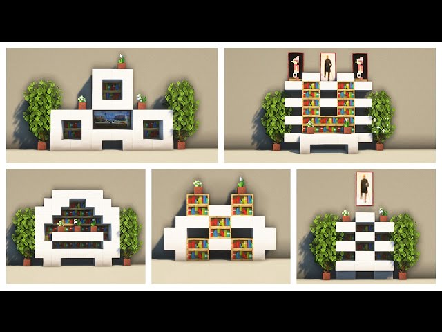 14 Decoraciones Modernas Minecraft Map