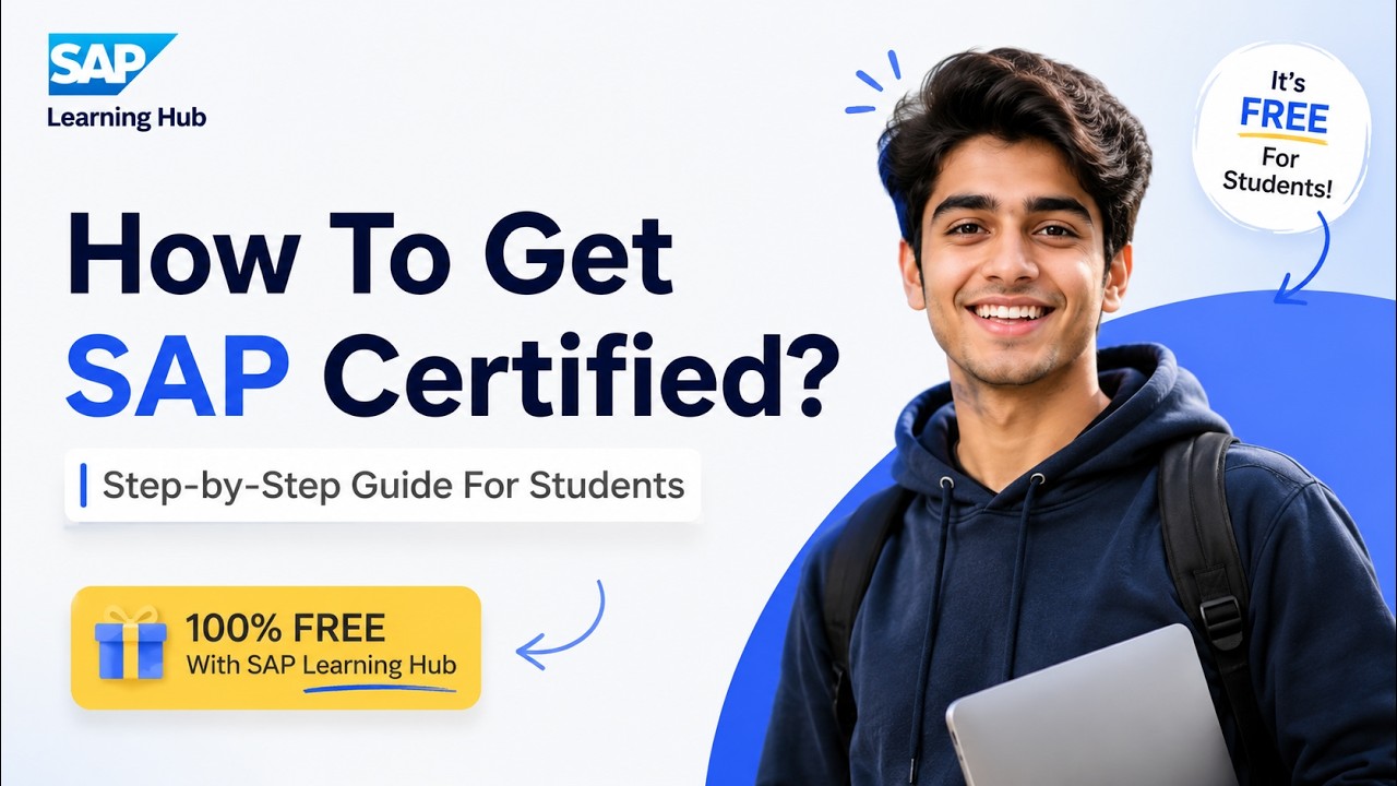 SAP Certification in 2026! | Free For Students | SAP Learning Hub