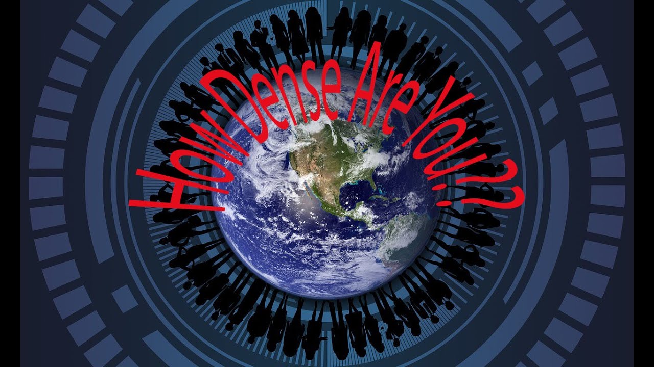 Must See Map of Population Density!! Are You Overcrowded?