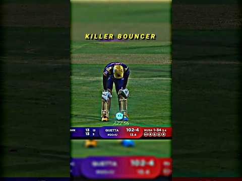 KILLER BOUNCER π₯΅π₯Ά #cricket #shorts