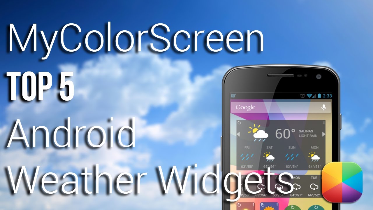 Top 5 Weather Widgets for Android
