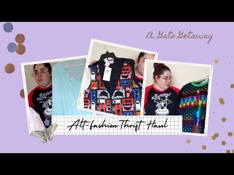 Alt-Fashion and Ugly Sweater Thrift Haul! Cult Party, Yeehaw, Fairy Kei, and Goth