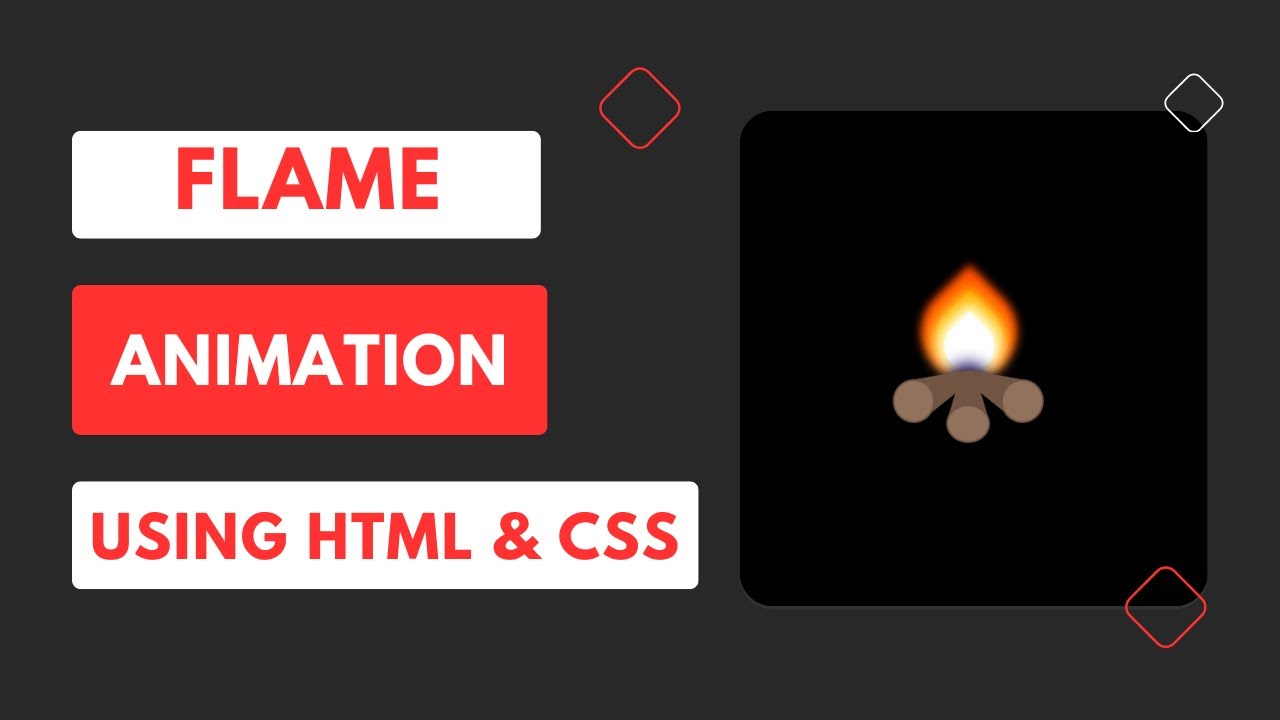 Flame Animation | HTML CSS