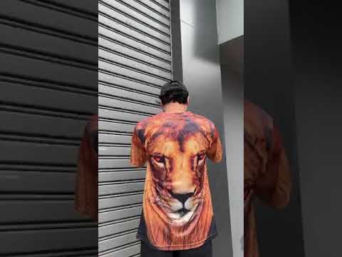 NEW 3D ROARING T-SHIRT | TOP STYLISH 3D LION PRINT T-SHIRT
