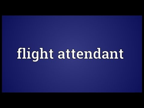 Flight attendant Meaning