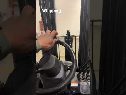 Forklift driving