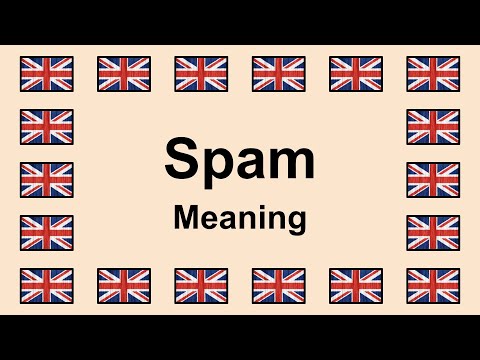 Meaning of SPAM in English 🇬🇧