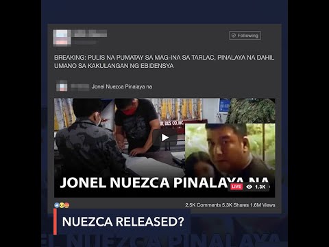 FALSE: Nuezca freed due to lack of evidence