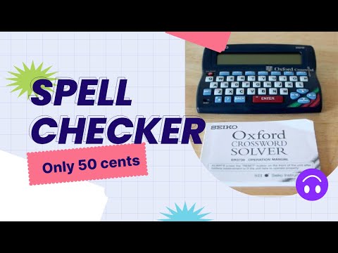 Seiko Oxford Crossword Solver: Only for 50 cents