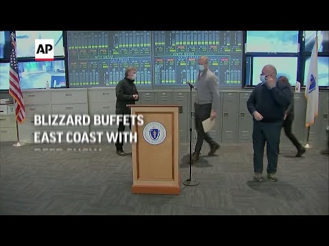 Blizzard buffets East Coast with deep snow