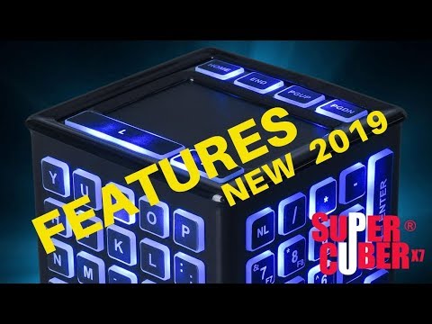 Features of super cuber x7, Reshaped the KEYBOARD, Rubik's Cube Keyboard, All-In-One Keyboard