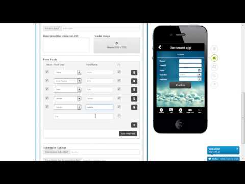 How can I create a customised Form in my App?