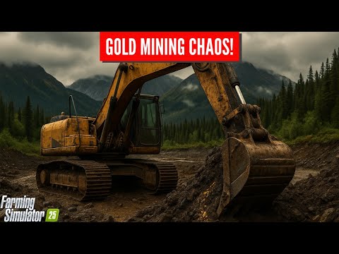 Farming Simulator 25 | GOLD RUSH CHAOS LIVE!