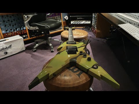 USA Dean Custom Shop Dime Razorback Camo EMG Floyd Rose | Reverb