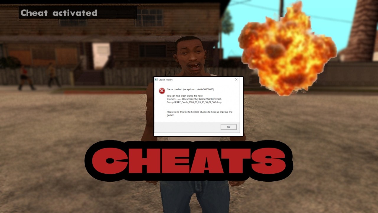 Never type these cheats in GTA San Andreas #gta #gtasanandreas #games #gaming #gtasa
