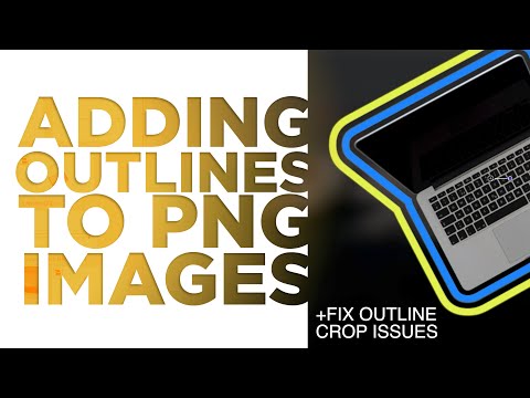 ADD Outline to PNG Images in Final Cut Pro with Free Plugins [+ FIX CROP ISSUE]