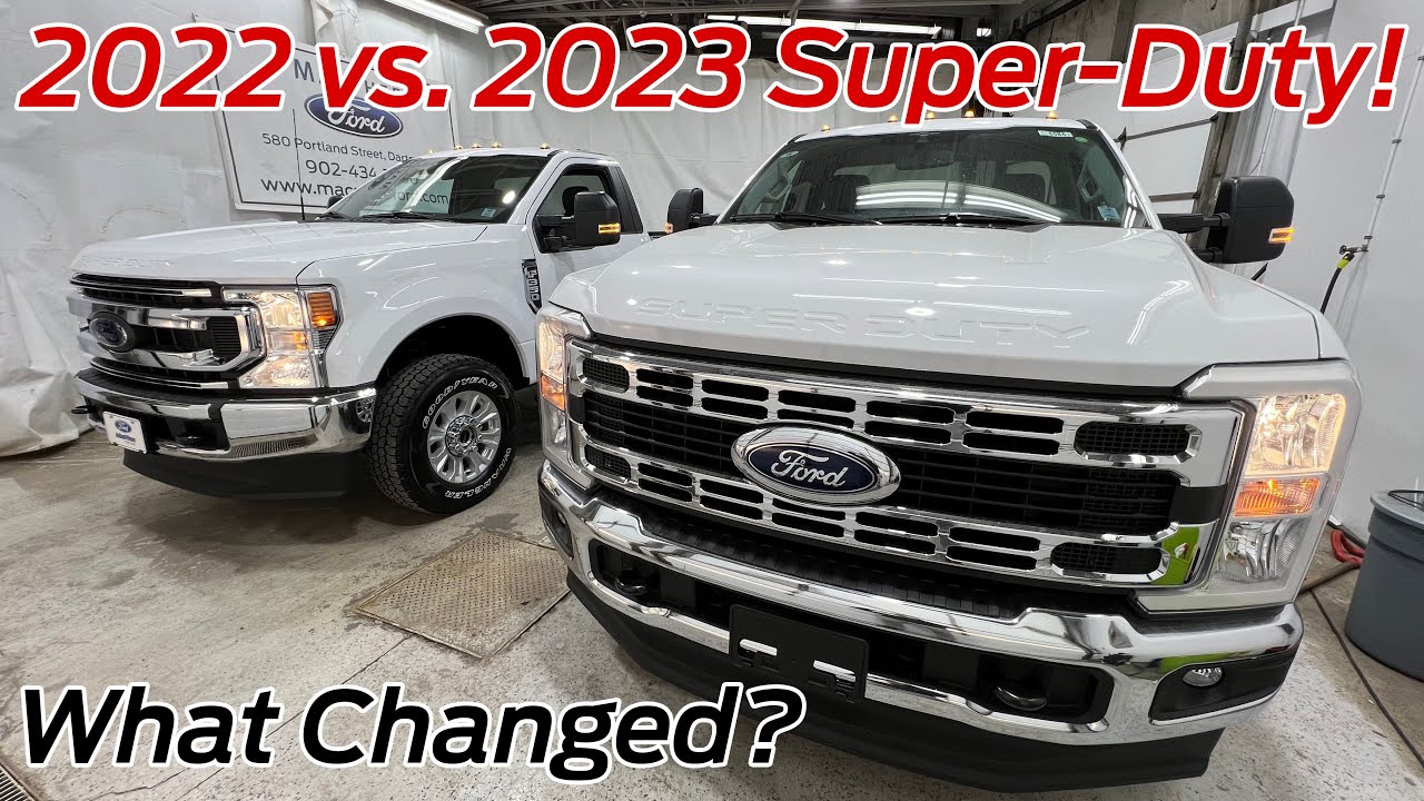 2022 vs 2023 Ford Super-Duty Comparison! What's Different?