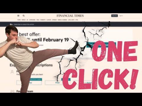 Bypass paywalls with a single click using Bardeen