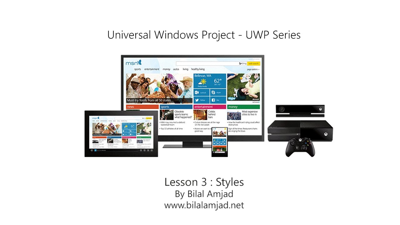 Lesson 10 - Styles - UWP Series