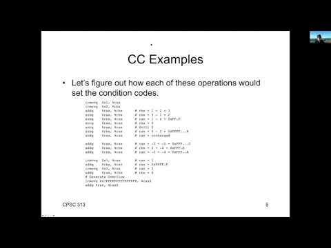 y86 ALU Operations and Condition Codes