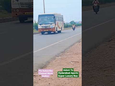 #adoni #to #hyderabad #apsrtc #superluxury #bus #youtubeshorts