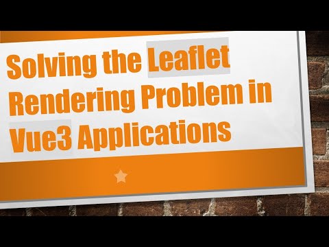 Solving the Leaflet Rendering Problem in Vue3 Applications