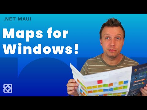 Maps Control for Windows with .NET MAUI and Bing Maps