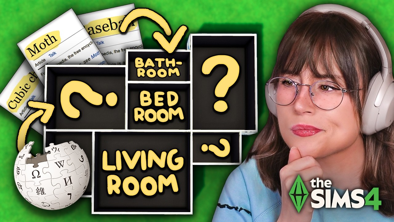 Every Room is a Random... Wikipedia Article?? in the sims 4