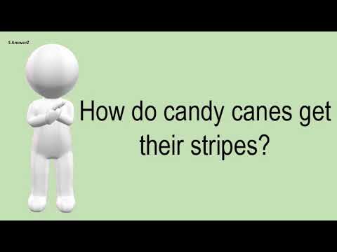 How Do Candy Canes Get Their Stripes?