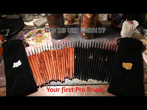 Chronical Cards Kolinsky Wolf & Sable brush review
