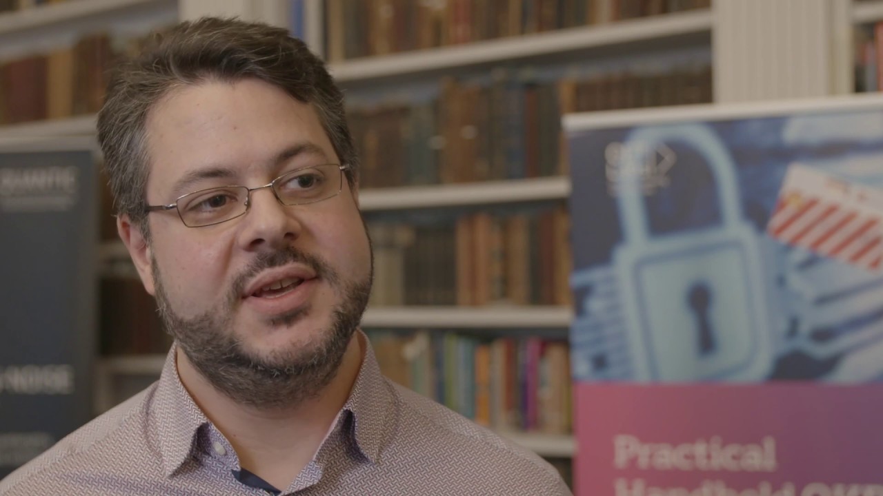 Practical handheld QKD