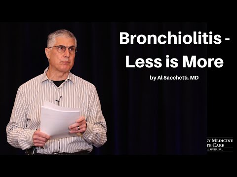 Bronchiolitis - Less is More | The EM & Acute Care Course