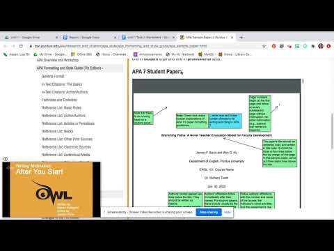 How to open an APA template in Google Docs & View sample APA paper
