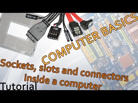 COMPUTER BASICS: Sockets, slots and connectors inside a computer