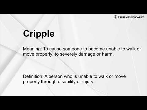 Cripple Meaning