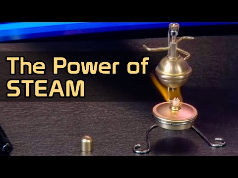 The Power of Steam: How This Engine Converts Heat to Motion #SteamEngine #ScienceLIVE #Engineering