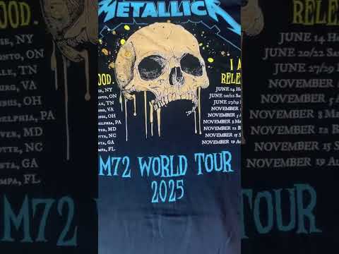 Metallica M72 Houston 2025 Tour Merch Collection | #Metallica #M72Houston