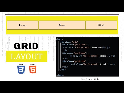 CSS Grid Layout for Beginners: Master Responsive Web Design! | Step by Step Guiding Tutorial #grid