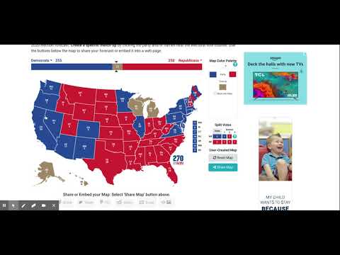 2020 Presidential Election Best Guesstimate Scenario 270ToWin Map