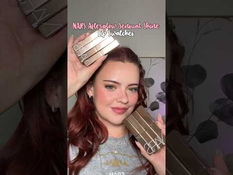 NARS Afterglow Sensual Shine Lipstick Swatches #makeup #lipswatches #nars