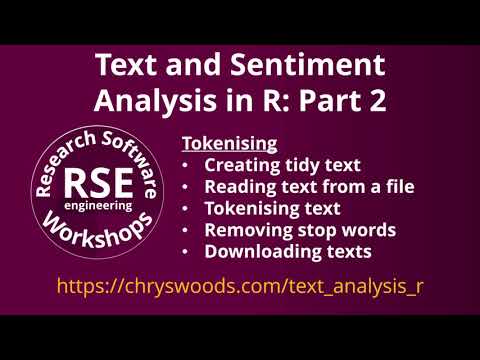 Text and Sentiment Analysis in R: Part 2