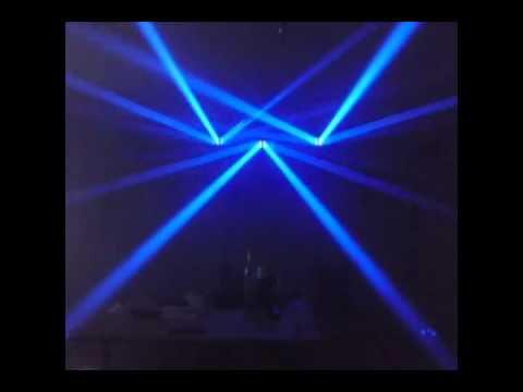 A merican DJ Saturn TRI LED Sys. Erste LIghtshow, Freestyler