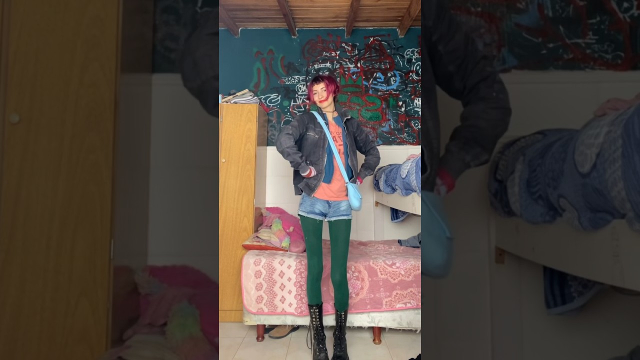 HOW TO DRESS LIKE RAMONA FLOWERS✨ #grwmoutfit #noahizan #ramonaflowers #scottpilgrim