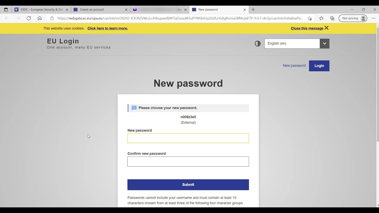 How to create an EU login account and SSO to ESDC ILIAS LMS