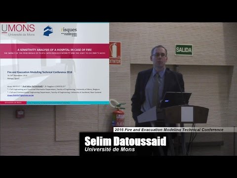 A Sensitivity Analysis of a Hospital in Case of Fire