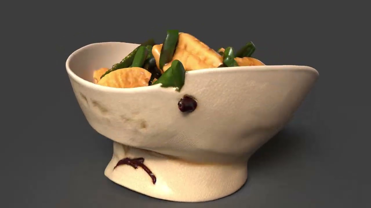 Dim Sum chicken 3D model