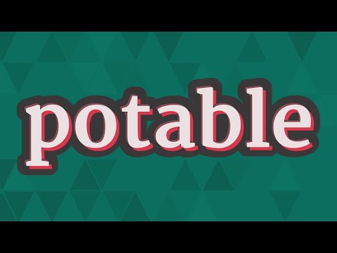 POTABLE pronunciation • How to pronounce POTABLE