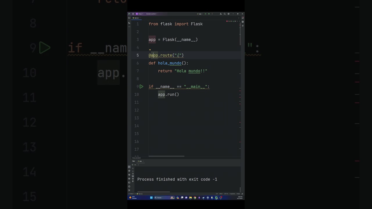 How to create your first application/website with Flask in Python?